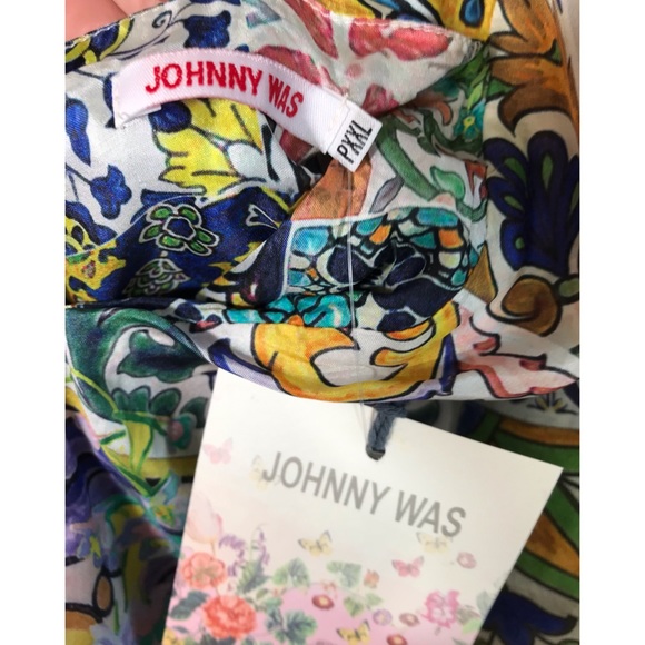 Johnny Was | Tops | Johnny Was Morocco Reversible Silk Kimono Cardigan ...